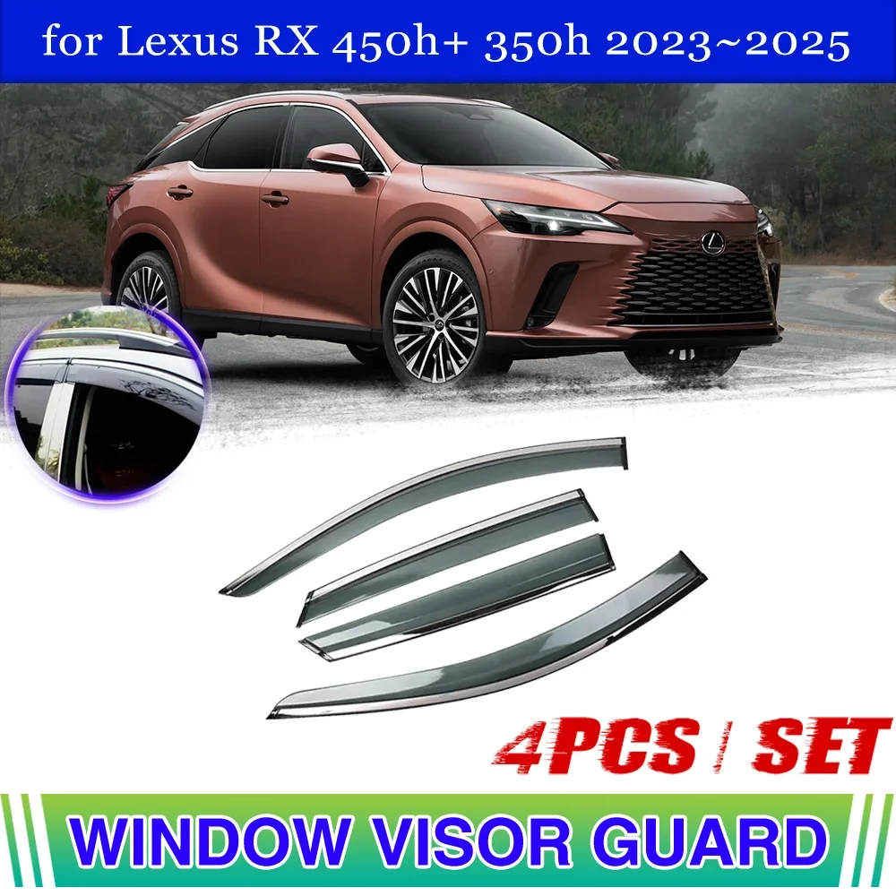 Window-Visor-for-Lexus-RX-350-500h-450h-350h-2023-2025-Door-Vent-Smoke ...