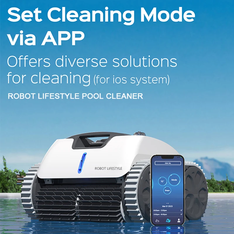 Robotic-Swimming-Pool-Cleaner-Wireless-Automatic-3312-PRo-Wifi-App ...
