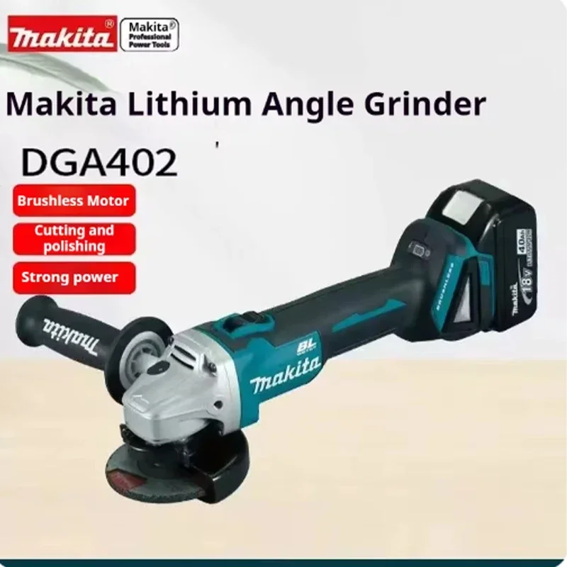Makita-18V-125mm-DGA404-Brushless-Lithium-Electric-Angle-Grinder ...