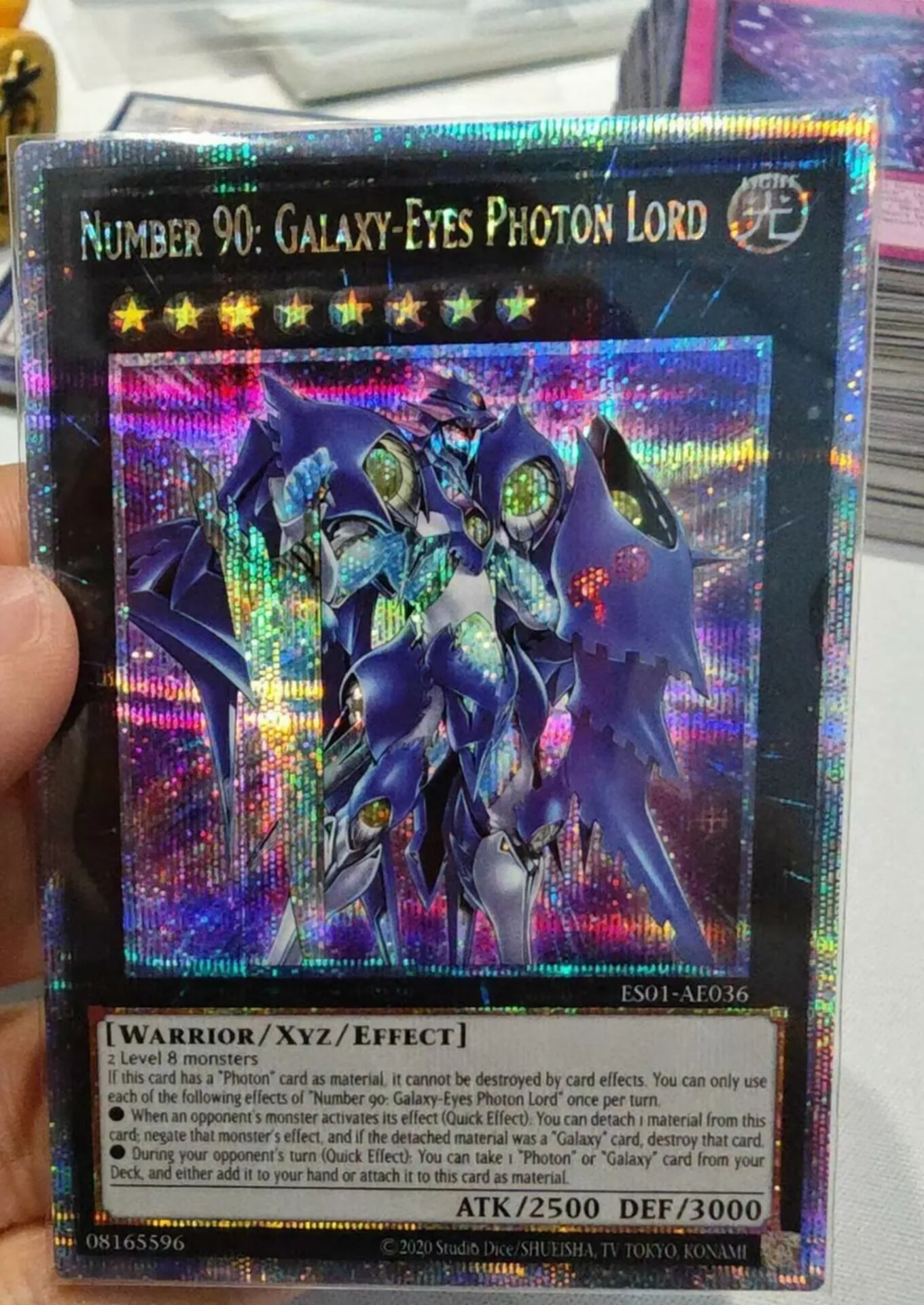 Yugioh-KONAMI-ES01-AE036-Number-90-Galaxy-Eyes-Photon-Lord-25th-Quarter ...
