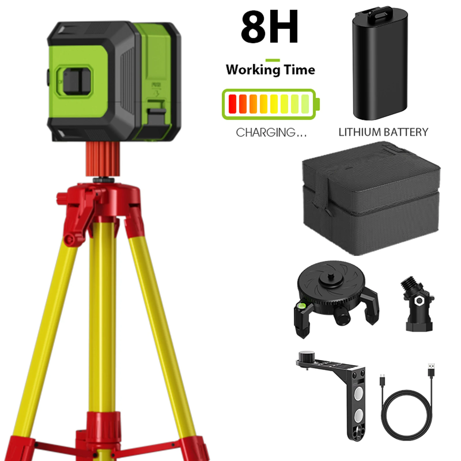 Lfine-Mini-Laser-Level-2-lines-Self-Levelling-Green-Beams-Laser ...