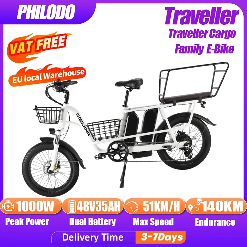 PHILODO Traveller Electric Bicycle: The Ultimate Family-Friendly ...
