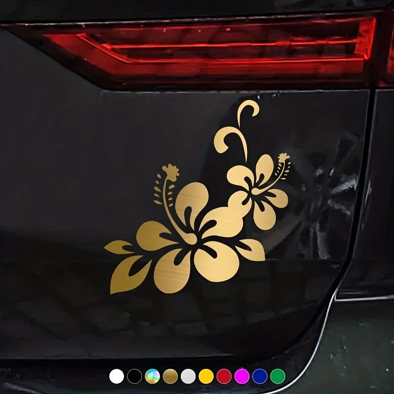 Vibrant-Flower-Car-Window-Decals-Auto-Stickers-for-Rear-Windshield ...