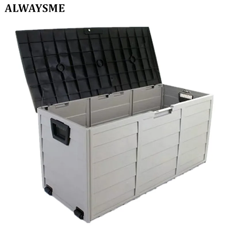 ALWAYSME-caja de almacenamiento para exteriores, caja bloqueable de 75 ...
