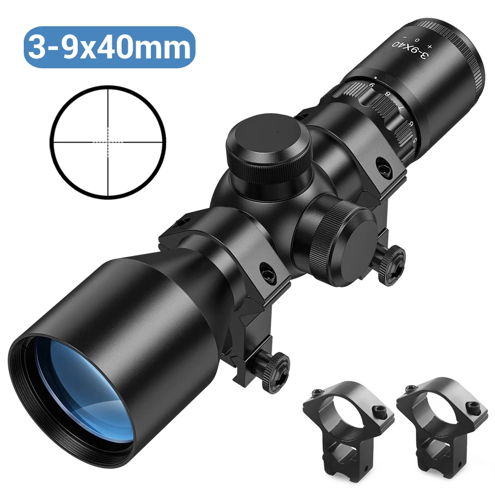 Optical Sight Rifle Scope Compact Hunting | Rifle Scope Optical 3 9x40 Mil Dot - Hunting ...