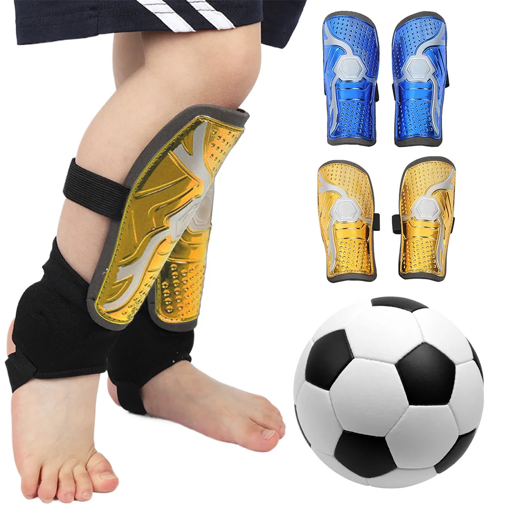 Soccer-Shin-Guards-with-Adjustable-Strap-Football-Protectors-Pads-Wear ...