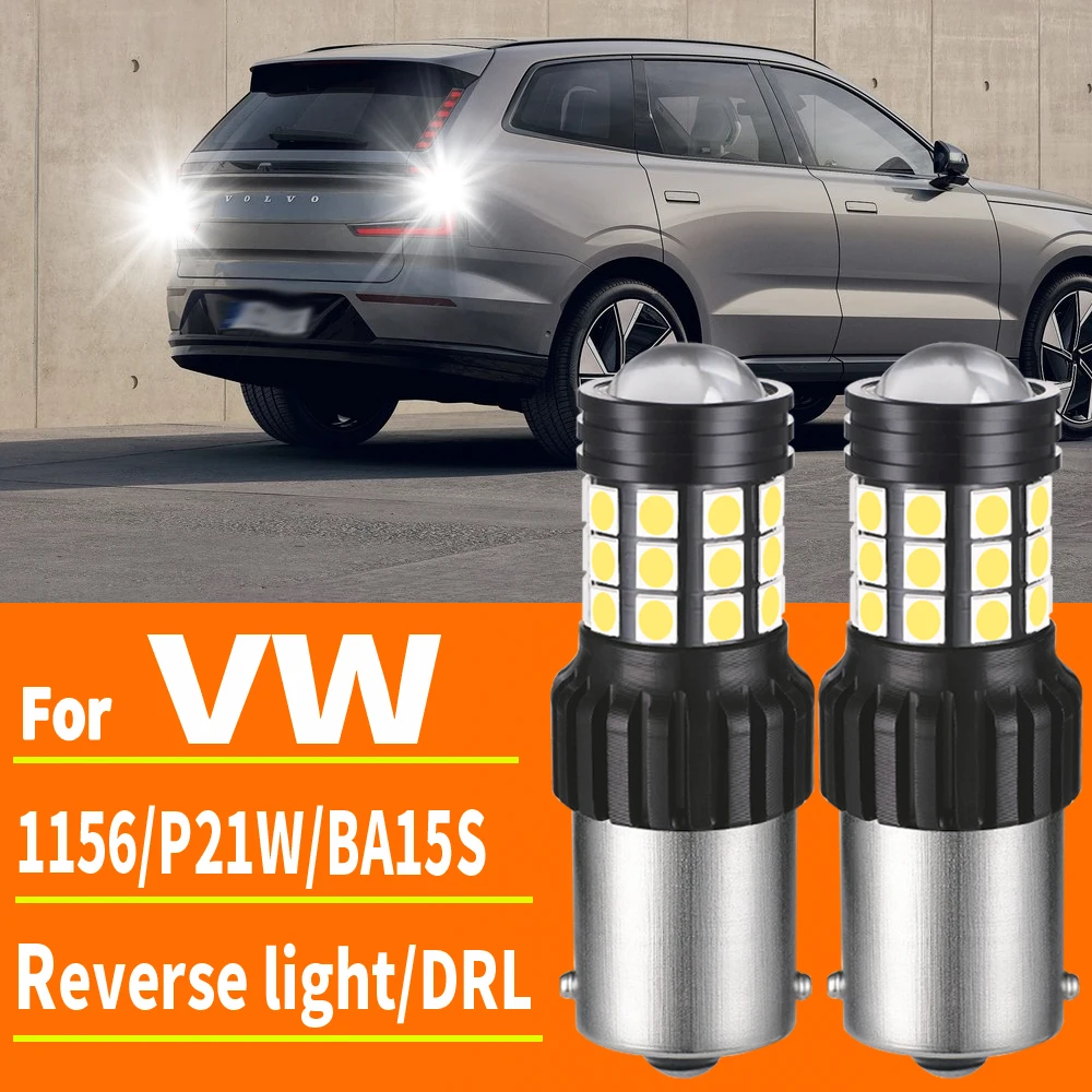 2pcs-LED-Reverse-Light-Blub-P21W-BA15S-1156-7506-Lamp-For-VW-Passat-B5 ...