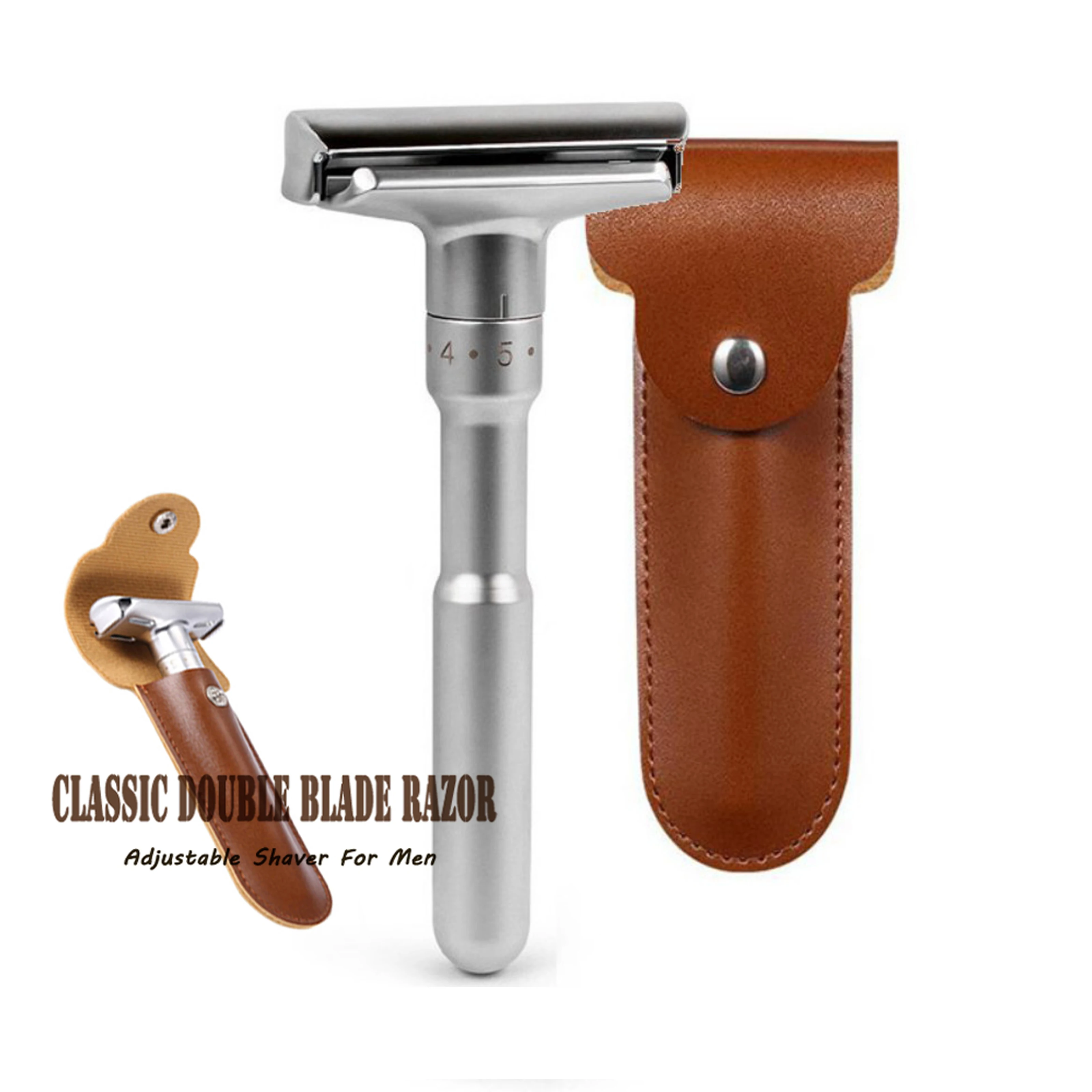 Maquinilla-de-afeitar-de-seguridad-ajustable-para-hombre-afeitadora-cl ...