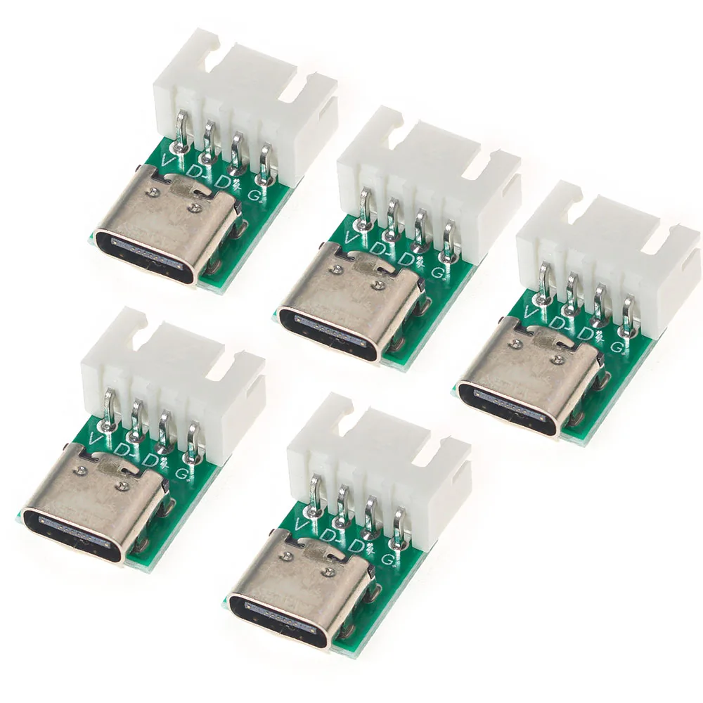 10PCS-TYPE-C-USB-PCB-Test-board-DIY-electronics-USB3-1-16P-double-sided ...