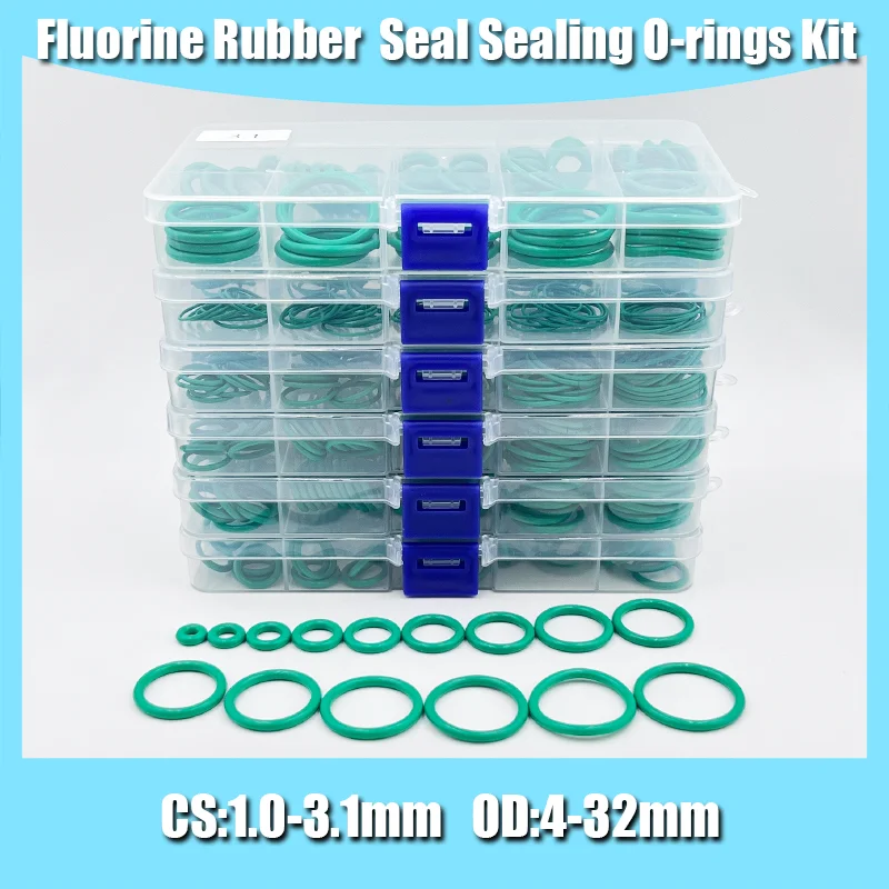 Fluorine-Rubber-Ring-Green-FKM-O-Ring-Seal-CS-1-3-1mm-Fluoro-oxygen-O ...