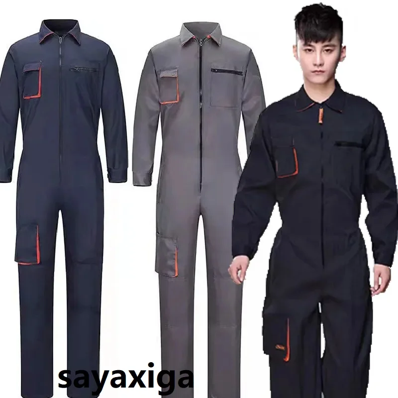 Work-Overall-Uniform-Men-s-Working-Coverall-Welding-Suit-Car-Repairmen ...