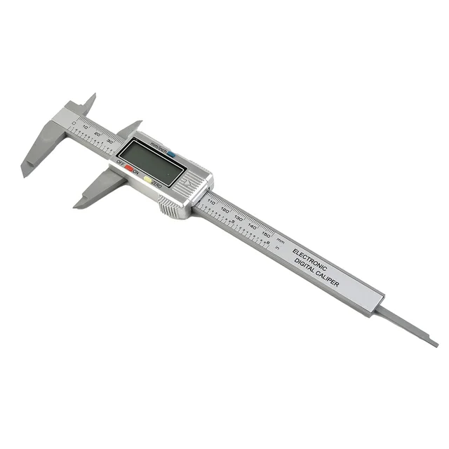 1pc 150mm Digital Caliper Ruler LCD Display Electronic Carbon Fiber Vernier Caliper Gauge Micrometer Measuring Tool Digital Rule AliExpress