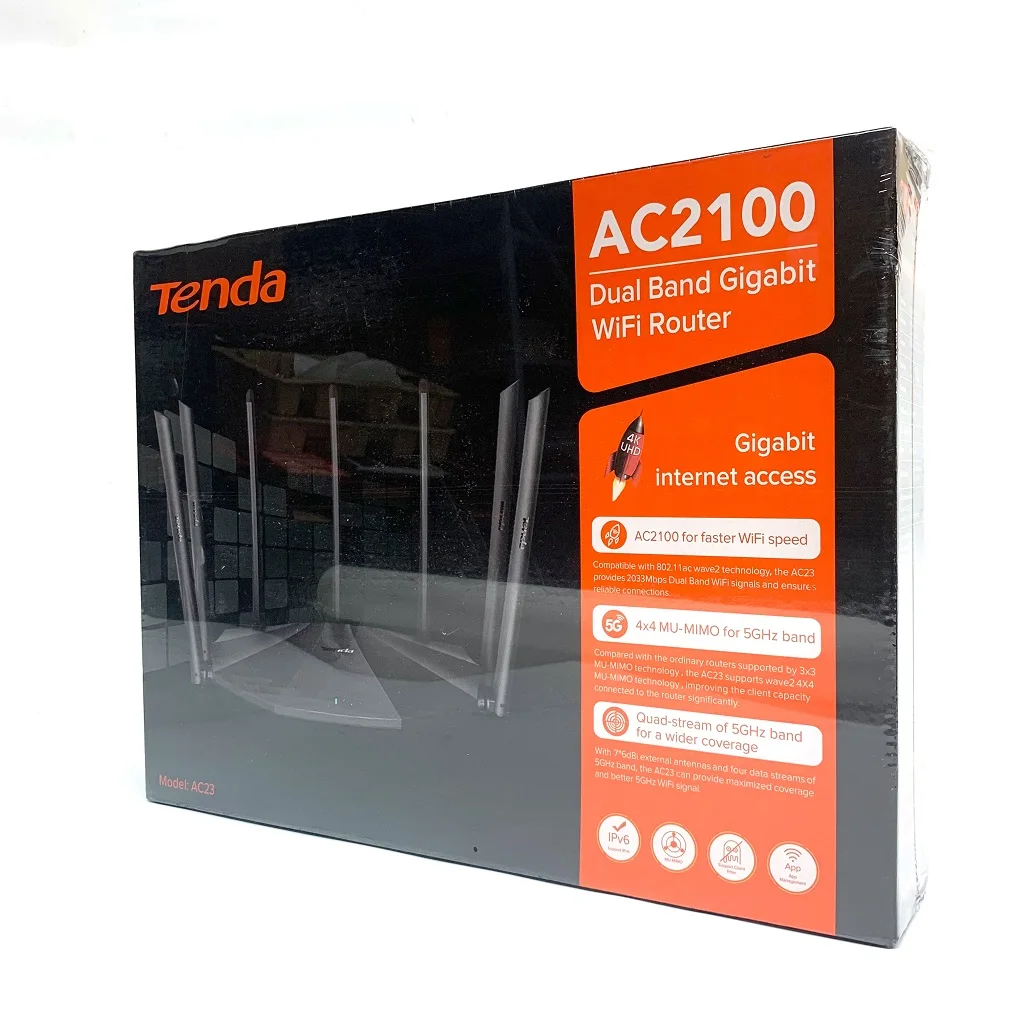 Tenda-router-ac23-ac2100m-wireless-wifi-ipv6-cobertura-dom-stica ...