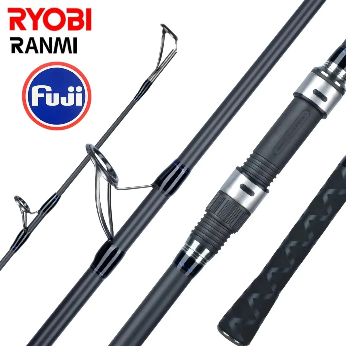 RYOBI-RANMI-Carp-Fishing-Rod-FUJI-Guide-4-2m-3-9m-Carbon-Fiber-5 ...