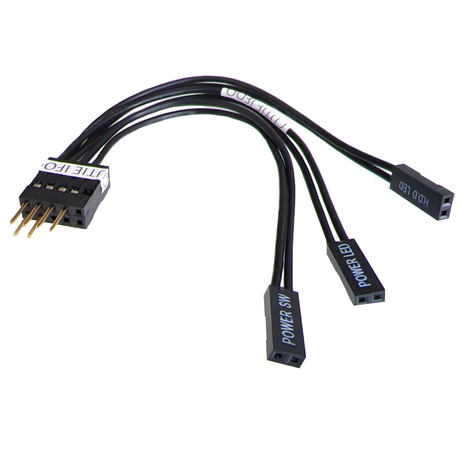 Motherboard-Extension-Power-SW-HDD-LED-Cable-Double-6Pin-Start-Switch ...
