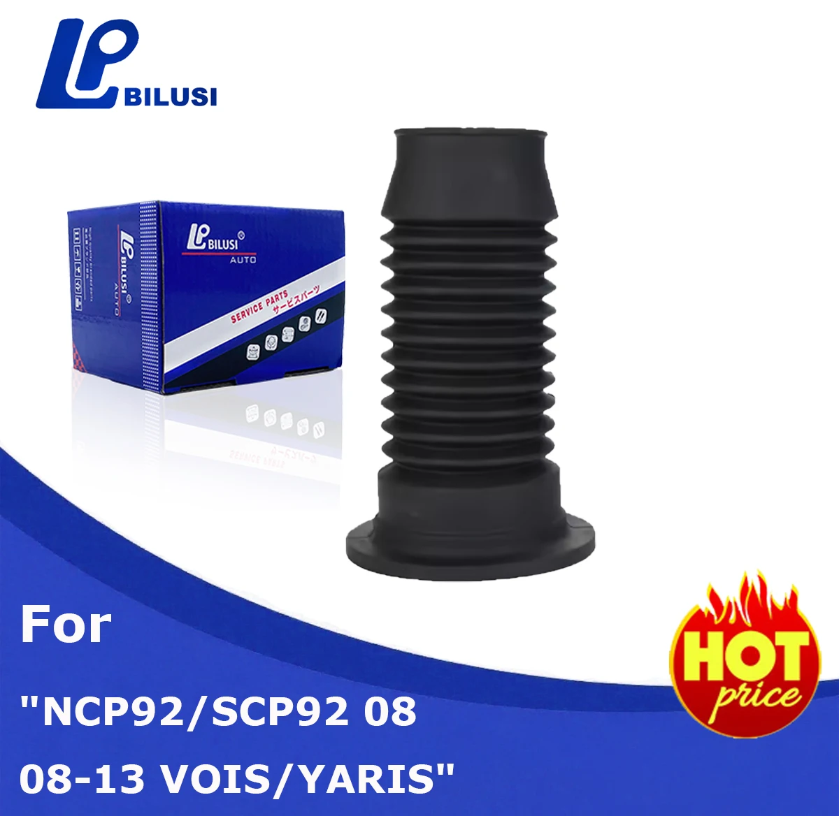 Bilusi 48157-0D080Front Shock Absorber Dust Rubber for Toyota Vios ...
