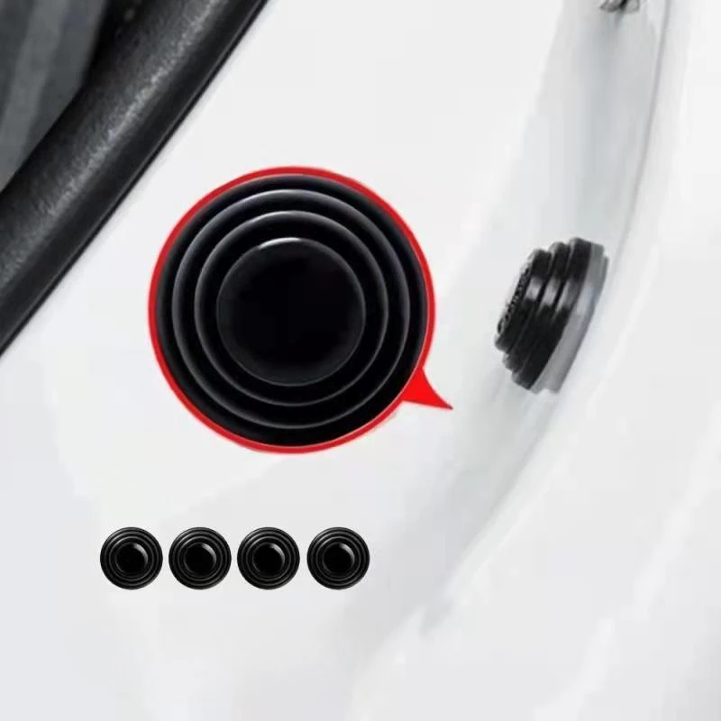 4Pcs/Lot Car Trunk Sound Insulation Pad Universal Door Shock Absorbing ...