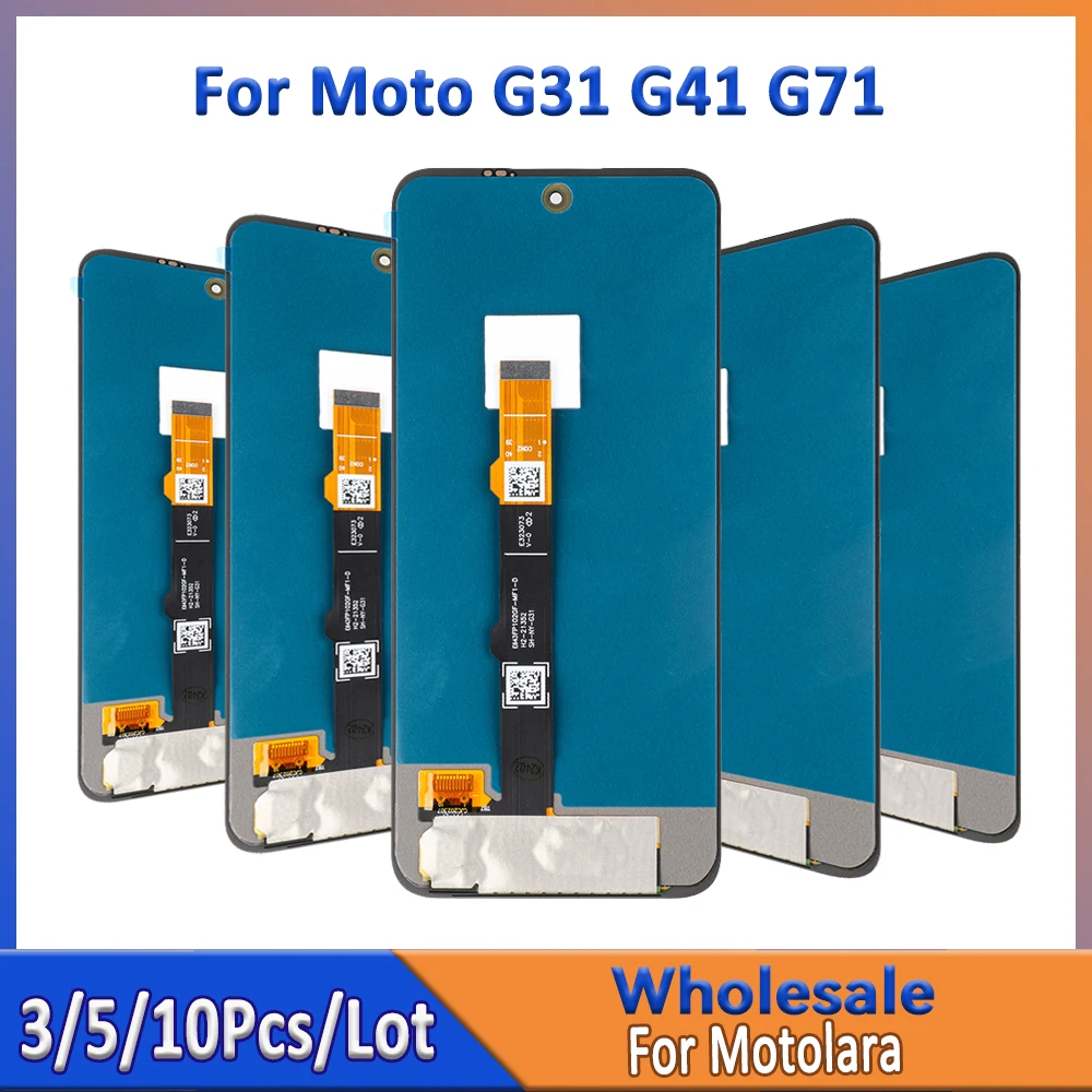 Wholesale 3/5/10 pieces Lot For Motorola G31 LCD Screen With Touch ...