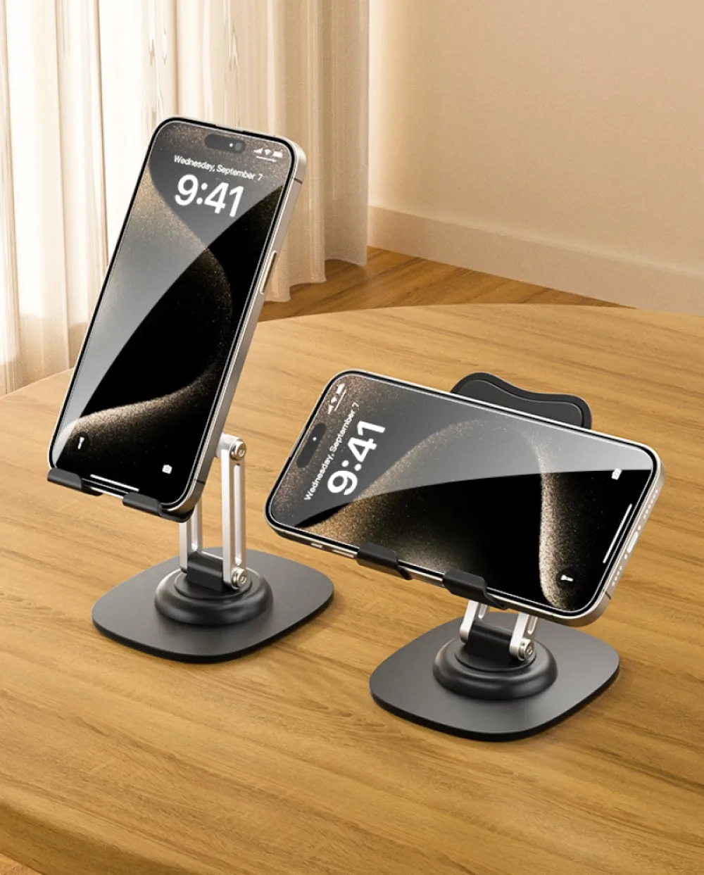 Desktop-Metal-Mobile-Phone-Stand-Support-360-Degree-Rotation-Adjustable ...