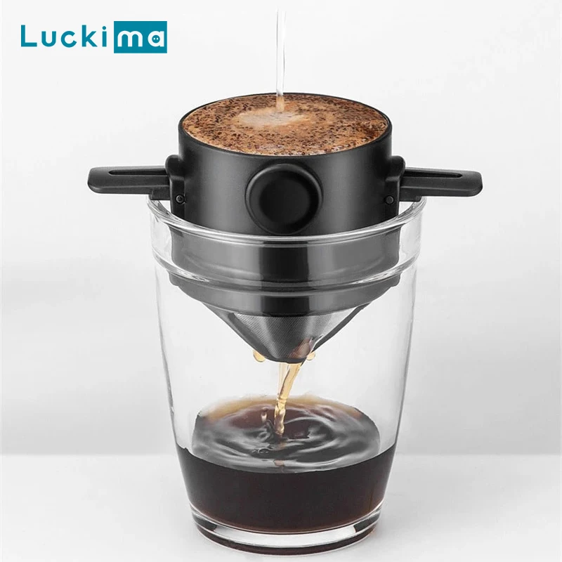 Foldable Coffee Filter For Office Home Travelling Portable Drip Coffee ...