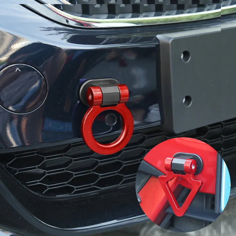 Abs Car Styling Trailer Hooks Sticker Decoration Car Auto Rear Front