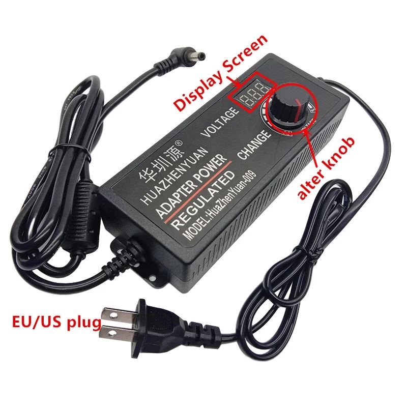 3V 9V 24V 5A AC DC 어댑터 10V 12V 18V 22V 조정 가능한 전원 공급 장치 어댑터 LED 드라이버 스트립 ...