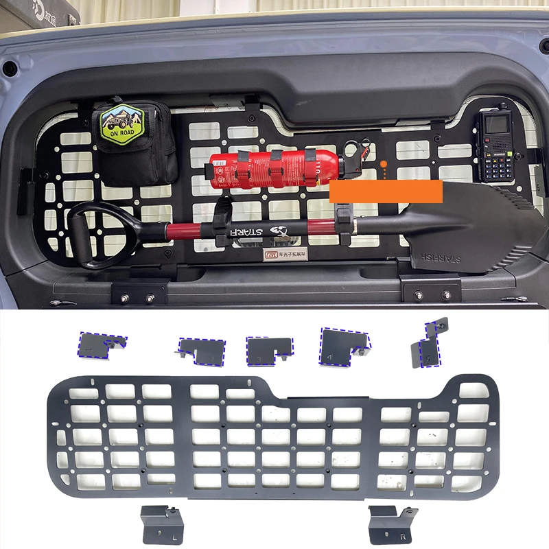 For GWM Tank300 Tank 300 Hi4-T 2020-2025 Tailgate Storage Rack Molle ...