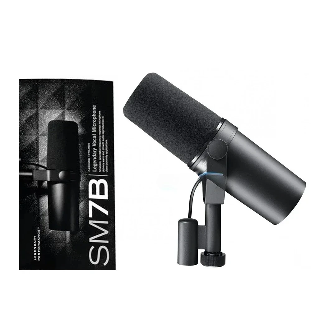 SM7B Professional Dynamic Radio Recording Microphone Broadcasting Vocal ...