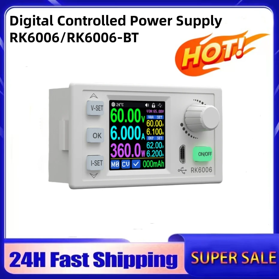 RD-RK6006-RK6006-BT-60V-6A-4-Digit-Communication-Adjustable-DC-To-DC ...