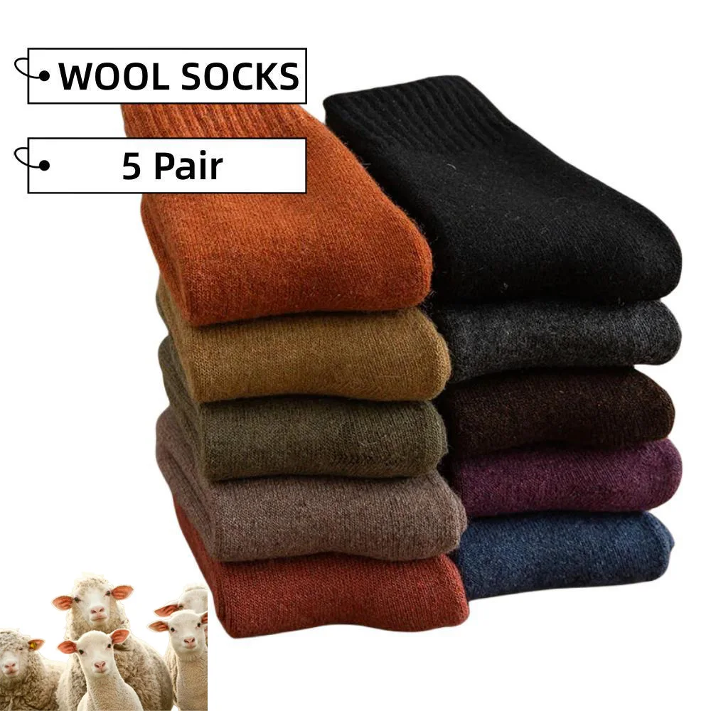 Winter-Women-s-Thick-Warm-Solid-Color-Wool-Harajuku-Retro-Cold ...