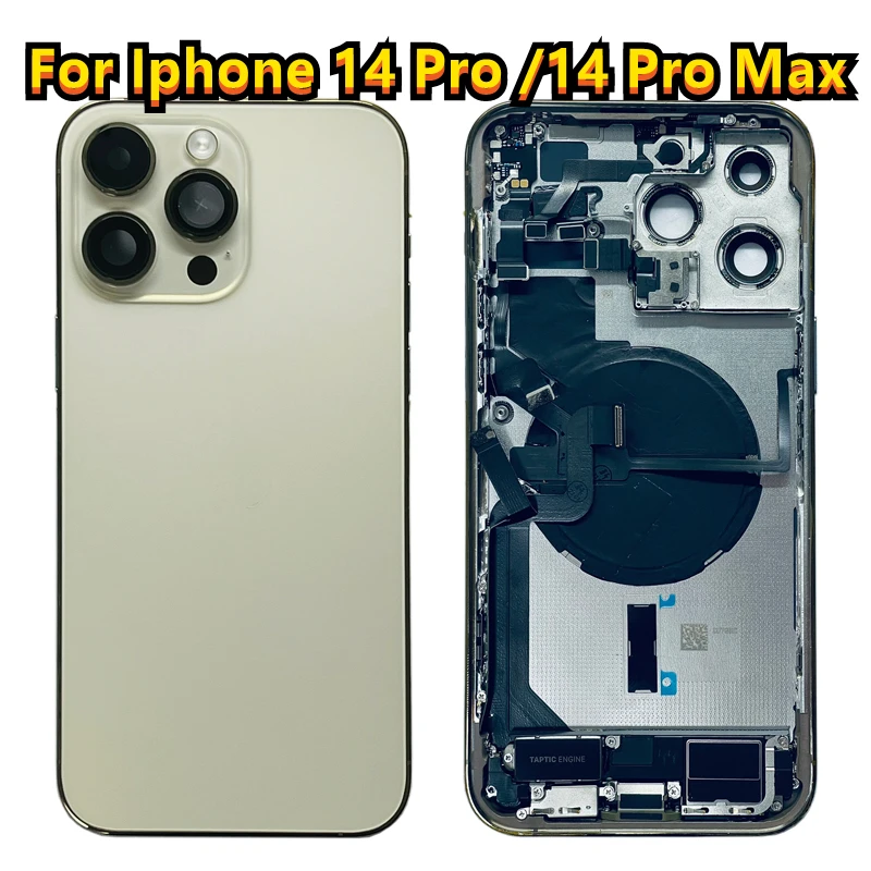 For Iphone 14 Pro Max, Full Assembly Back Housing, 14Promax Middle ...