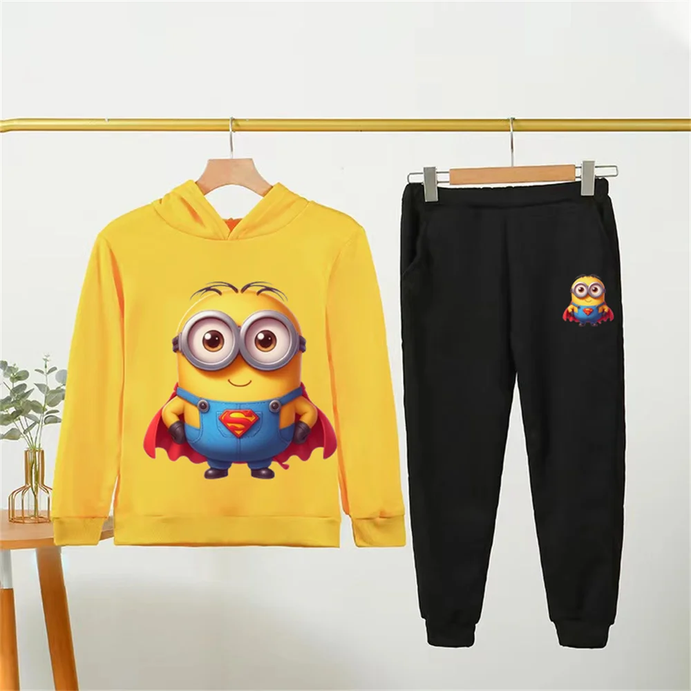 Cartoon-Anime-Minions-Boys-Girls-Cotton-Hoodie-Set-Spring-Fall-Kids ...