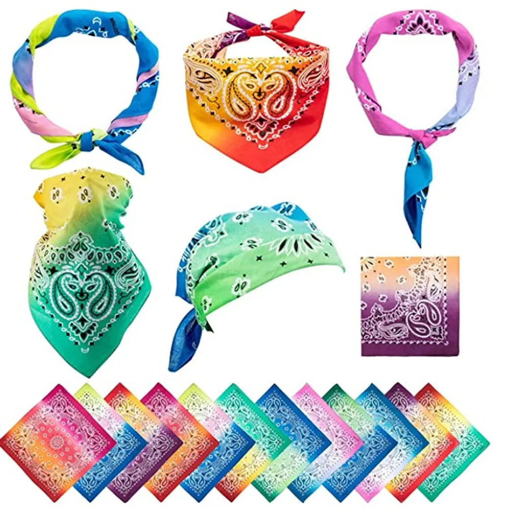 Bandana-colorida-de-algod-n-para-hombre-y-mujer-Bandana-con-flores-de ...