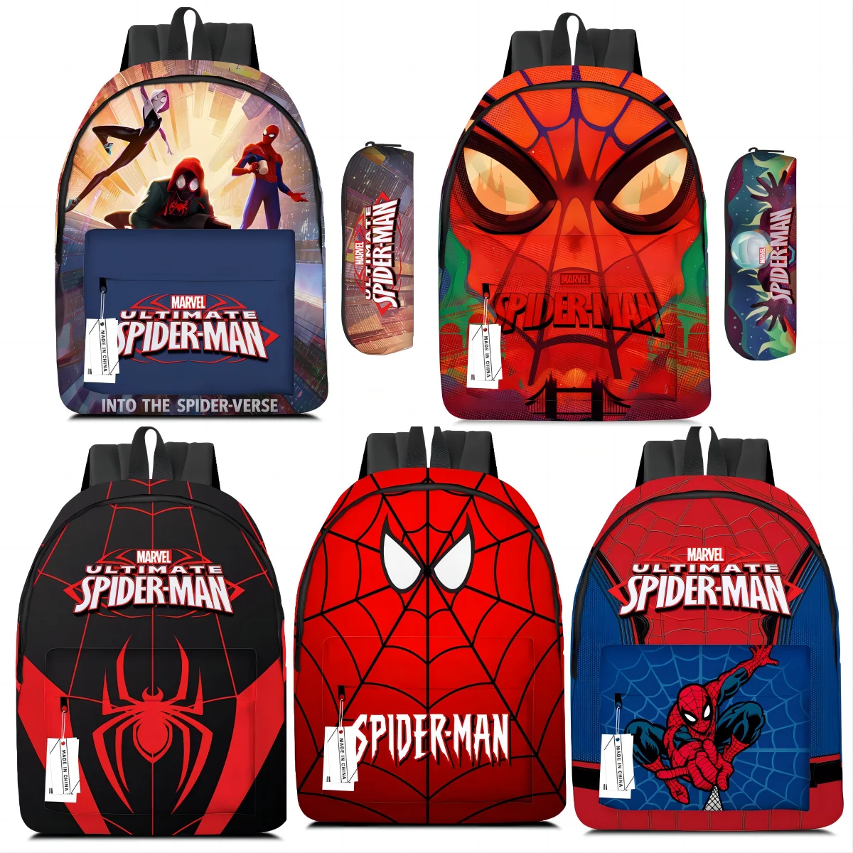 2pcs-Set-Spiderman-Superhero-Children-School-Bags-Boys-Girls ...