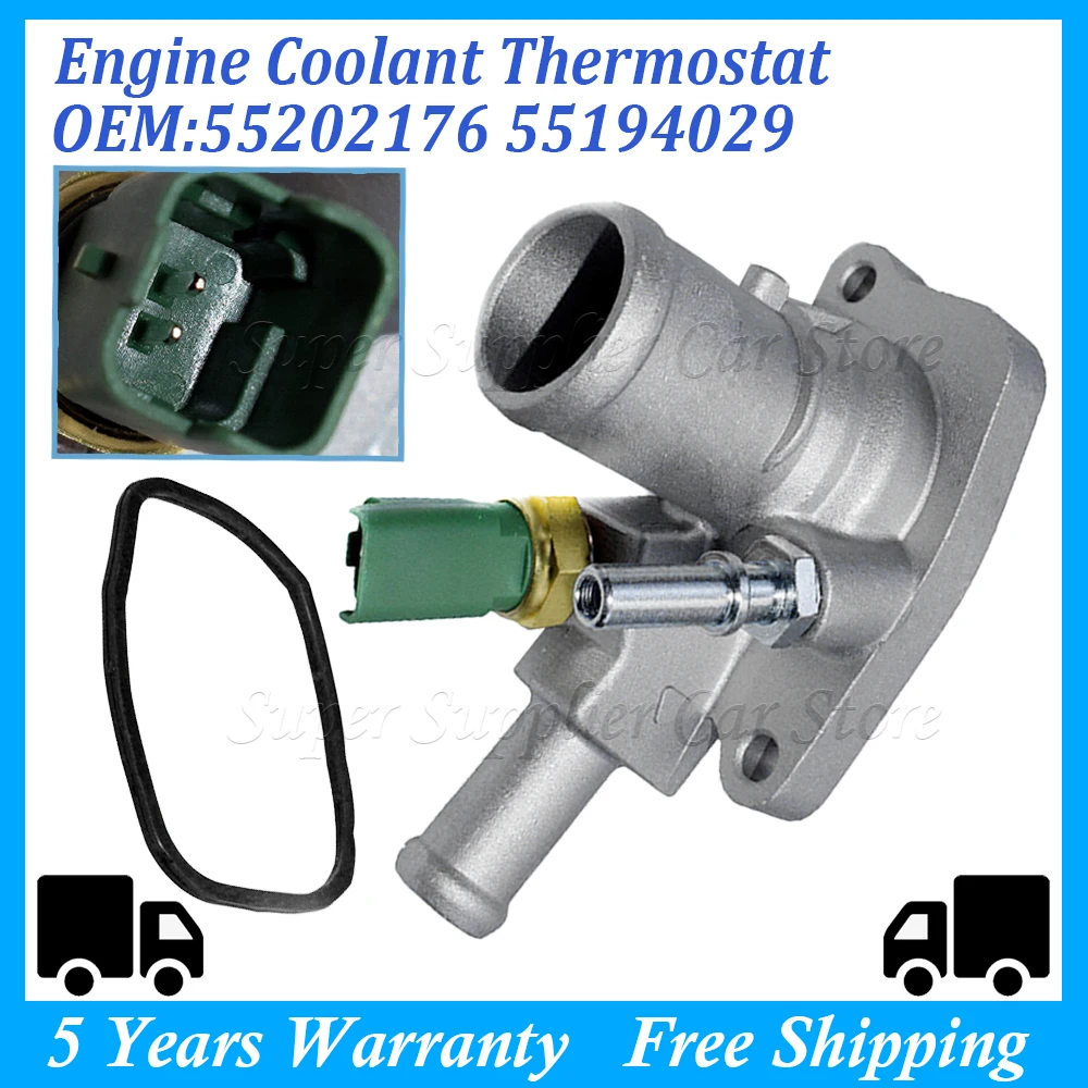 55202176-55194029-for-Fiat-Grande-Punto-Engine-Coolant-Thermostat-Car ...