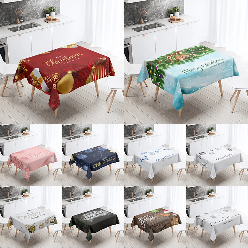 Manteles-de-decoraci-n-para-el-hogar-manteles-de-Feliz-Navidad-y-Feliz ...