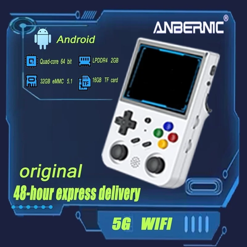 2022 New ANBERNIC RG353V Original 3.5 INCH 640*480 Handheld Game Player ...
