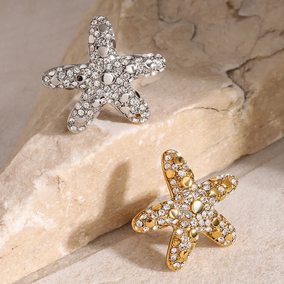 Uworld-Exquisite-Stainless-Steel-Rhinestone-Inlaid-Starfish-Hairband ...