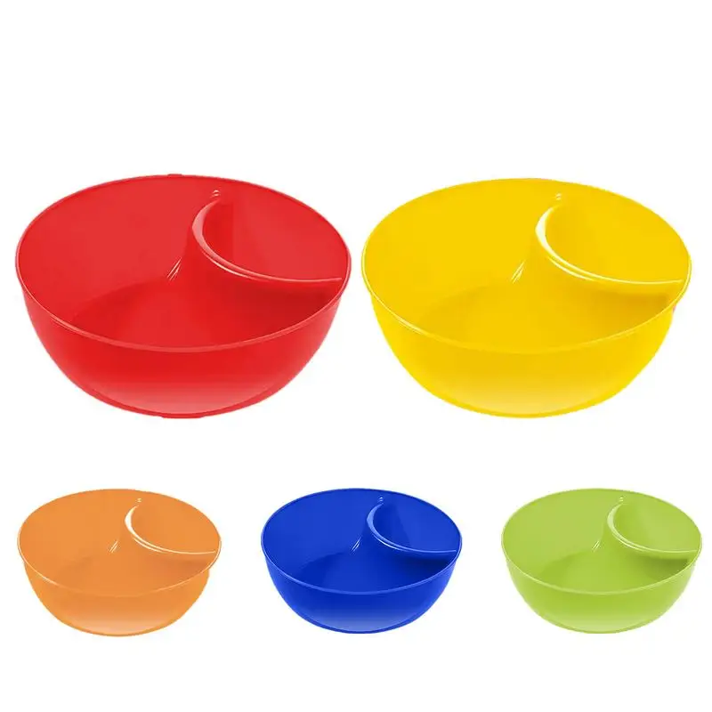 Chip-and-Dip-Bowls-Stackable-Divided-Cereal-Dish-Anti-soggy-Cereal ...