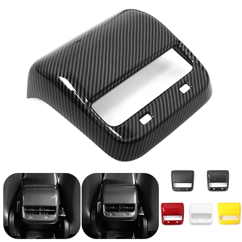 For-Tesla-Model-3-Y-2022-2023-Car-Rear-Air-Vent-Outlet-Cover-Auto ...