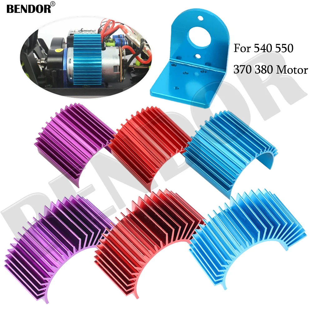 Motor Heat Sink Motor Mounting Bracket | 370 Motor Rc Cars | Rc 12428 ...
