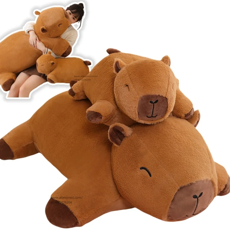 Huge-Big-Capybara-Plush-Mat-Stuffed-Giant-Capibara-Floor-Lazy-Sofa ...