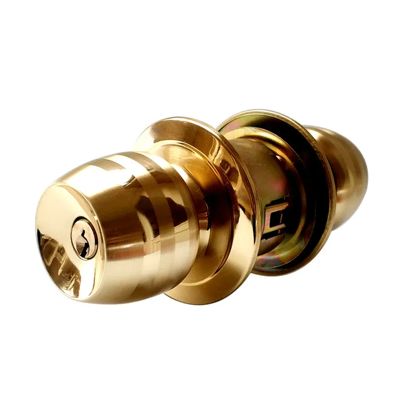 Round-Door-Knobs-Rotation-Lock-Knobset-Handle-Stainless-Steel-Door-Knob ...