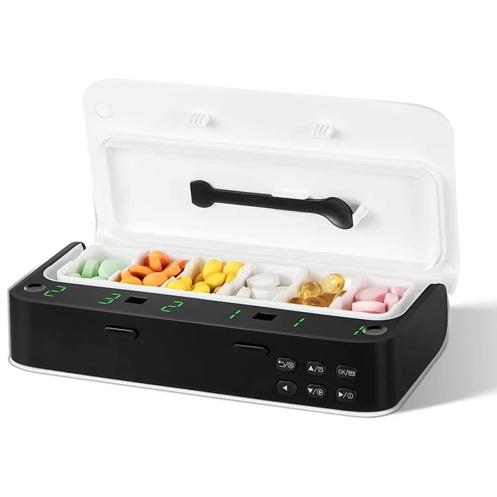 New-Smart-Pill-Dispenser-Medicine-Pill-Box-Organizer-For-7-Days ...