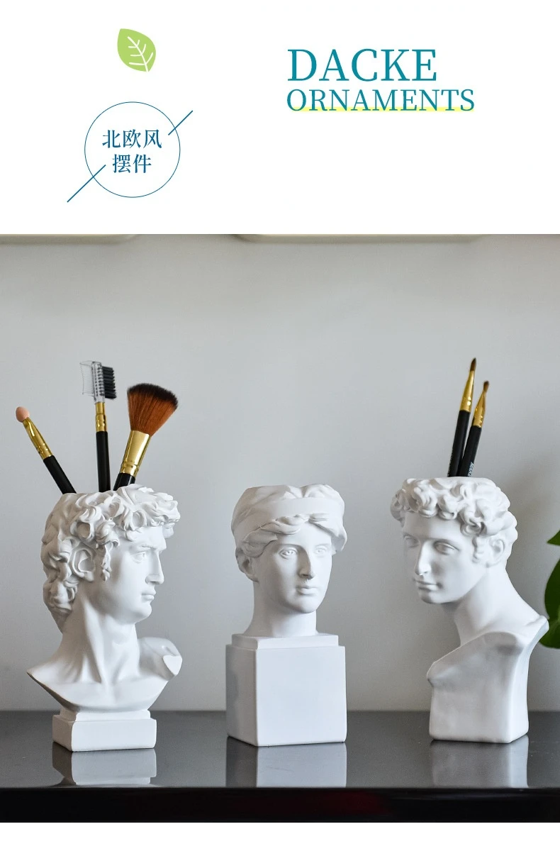 Objets décoratifs,Statue de David grec classique,Sculpture tête buste ...