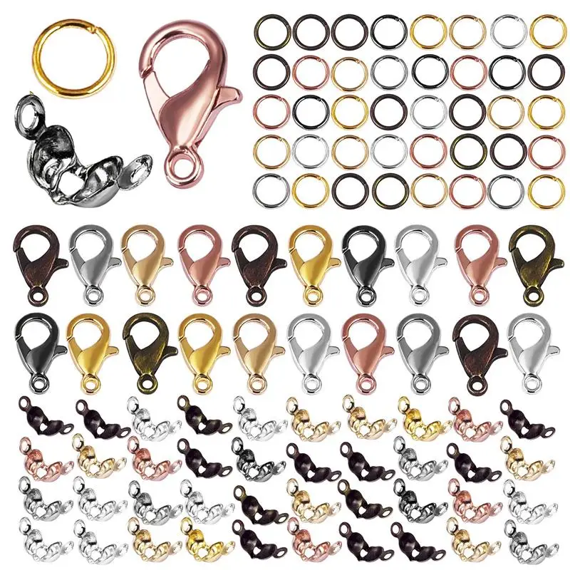 100-Pack-Alloy-Lobster-Clasp-Kit-Set-Snap-Hook-Lobster-Claw-Clasps-Kit ...