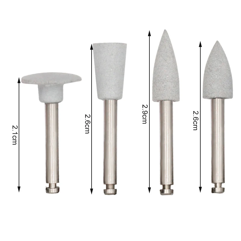 12pcs Dental Rubber Polishing Grinding Heads Resin Polishing Kit for ...