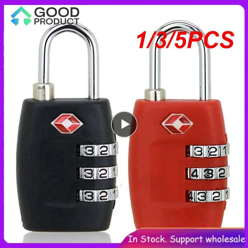 1-3-5PCS-Position-Resettable-Lock-TSA-Luggage-Lock-High-Security-Sturdy ...
