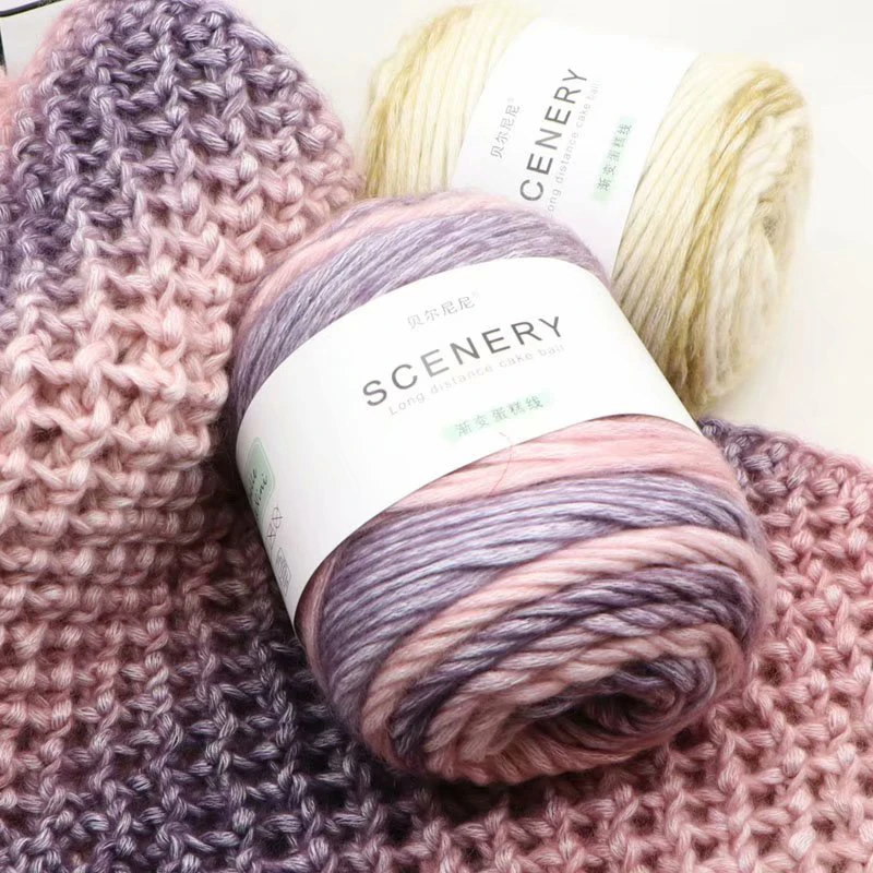 Hilo de lana Natural para tejer, lote de lana merina para tejer suéter ...