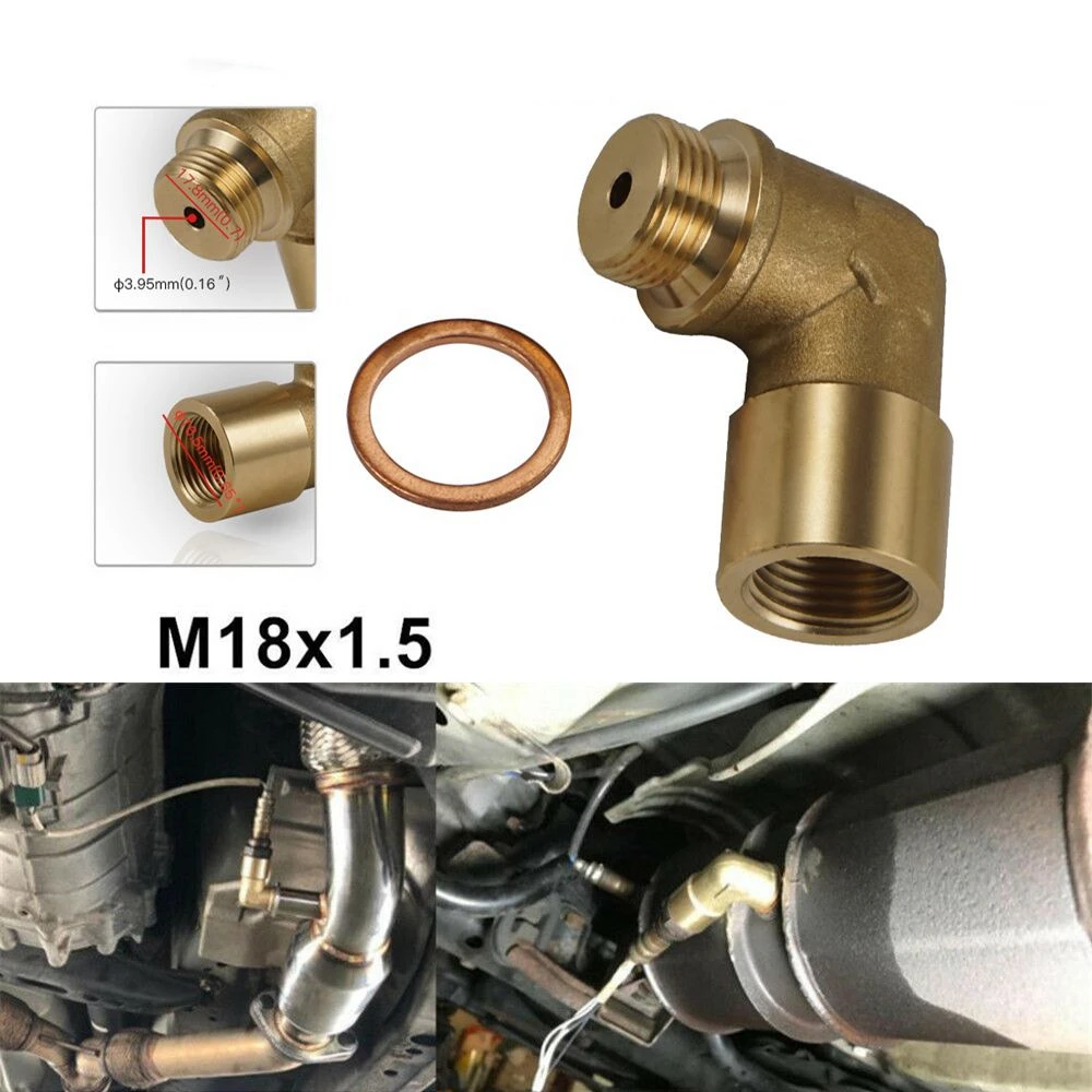 Universal encaixe de bronze m18 x 1.5 conector plug kit p0420 p0430 ...
